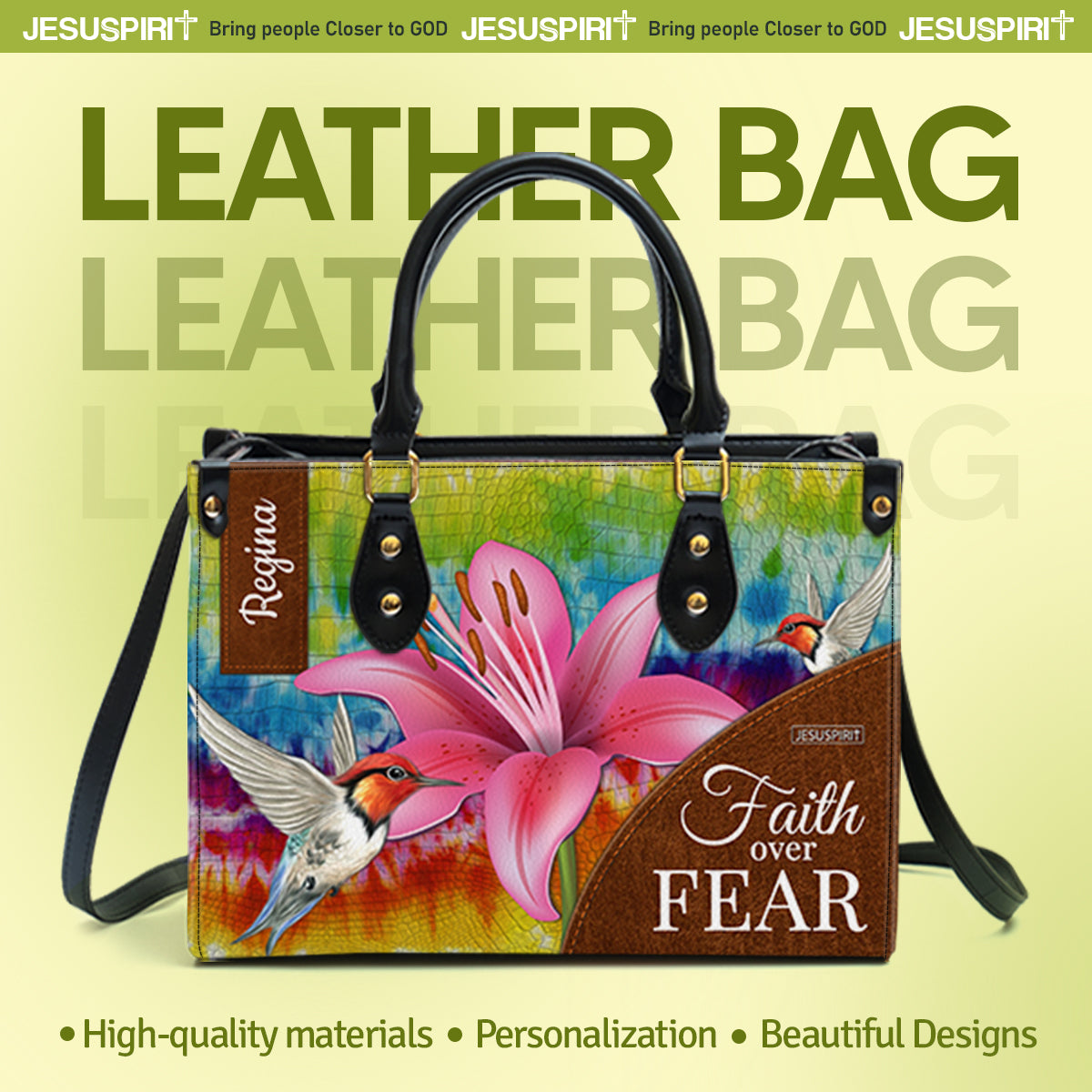 Personalized Christian Clutch Purse - The Symbol Of Love CP21 - Jesuspirit