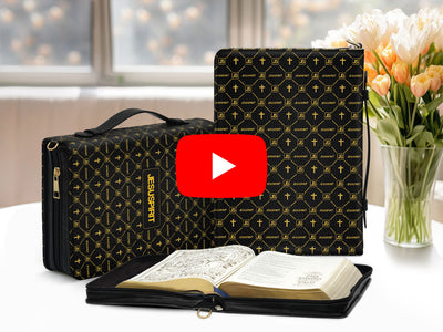 Jesuspirit Personalized Bible Cover With Handle | Zippered Bible Carry