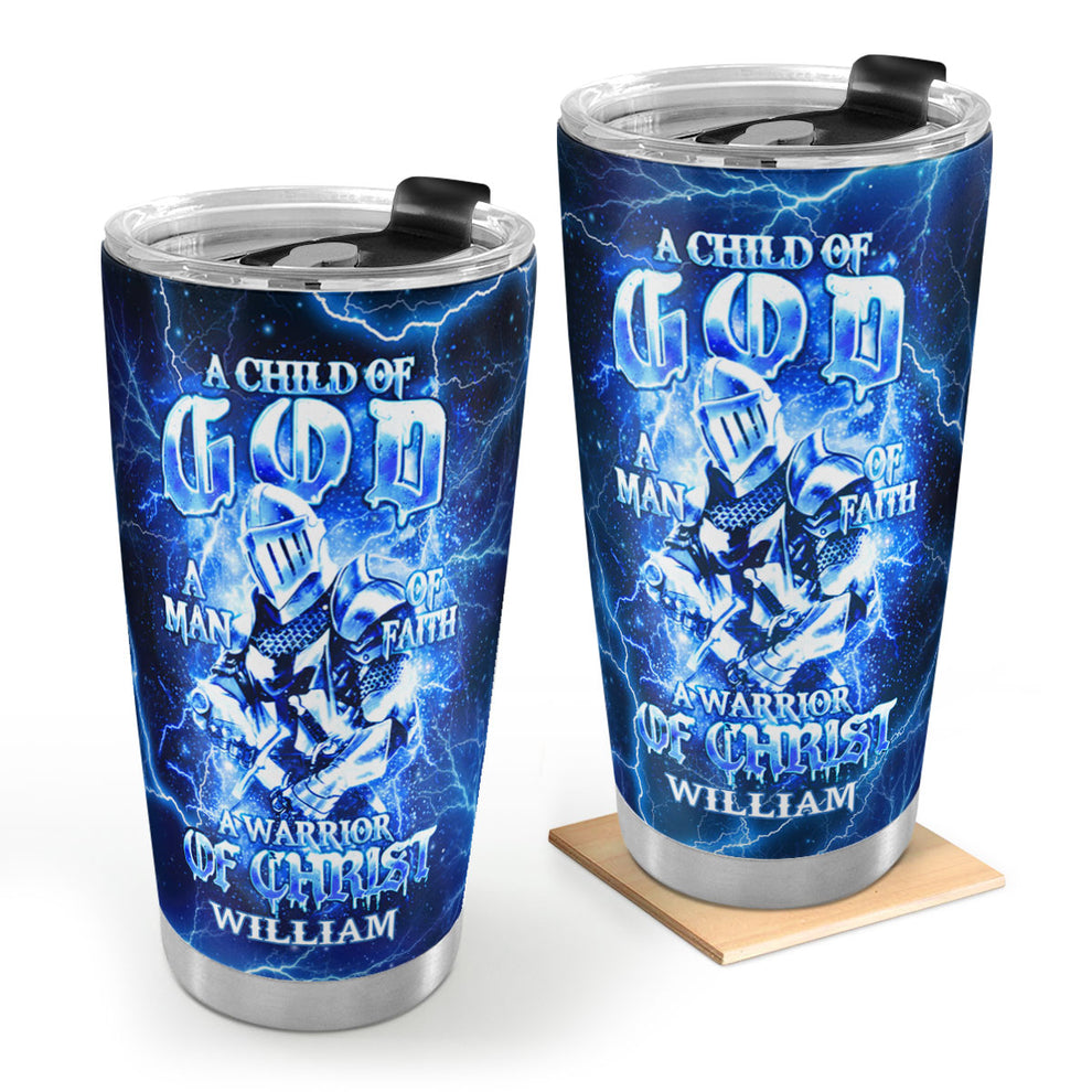 A Child Of God A Man Of Faith A Warrior Of Christ | Personalized Stain ...