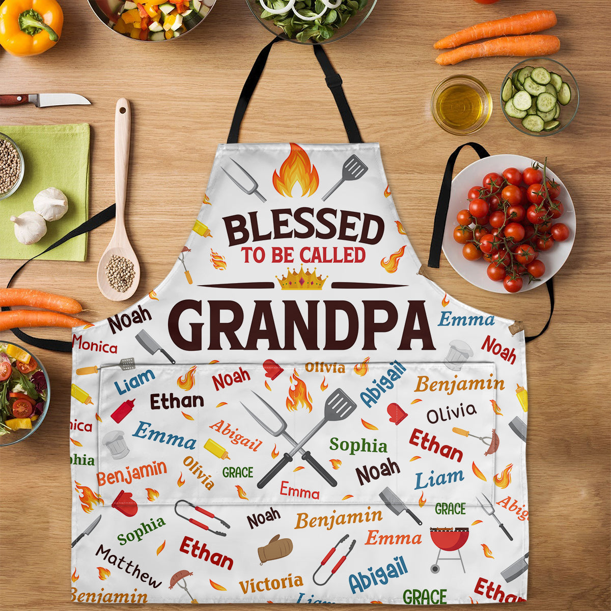 Blessed To Be Called | Personalized Apron With Packet – Jesuspirit