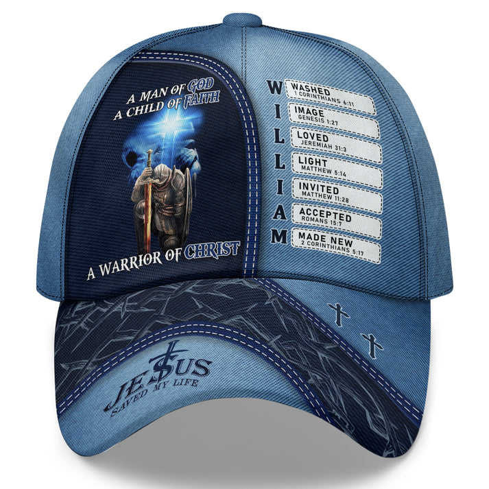 A Man Of God | Personalized Classic Cap – Jesuspirit
