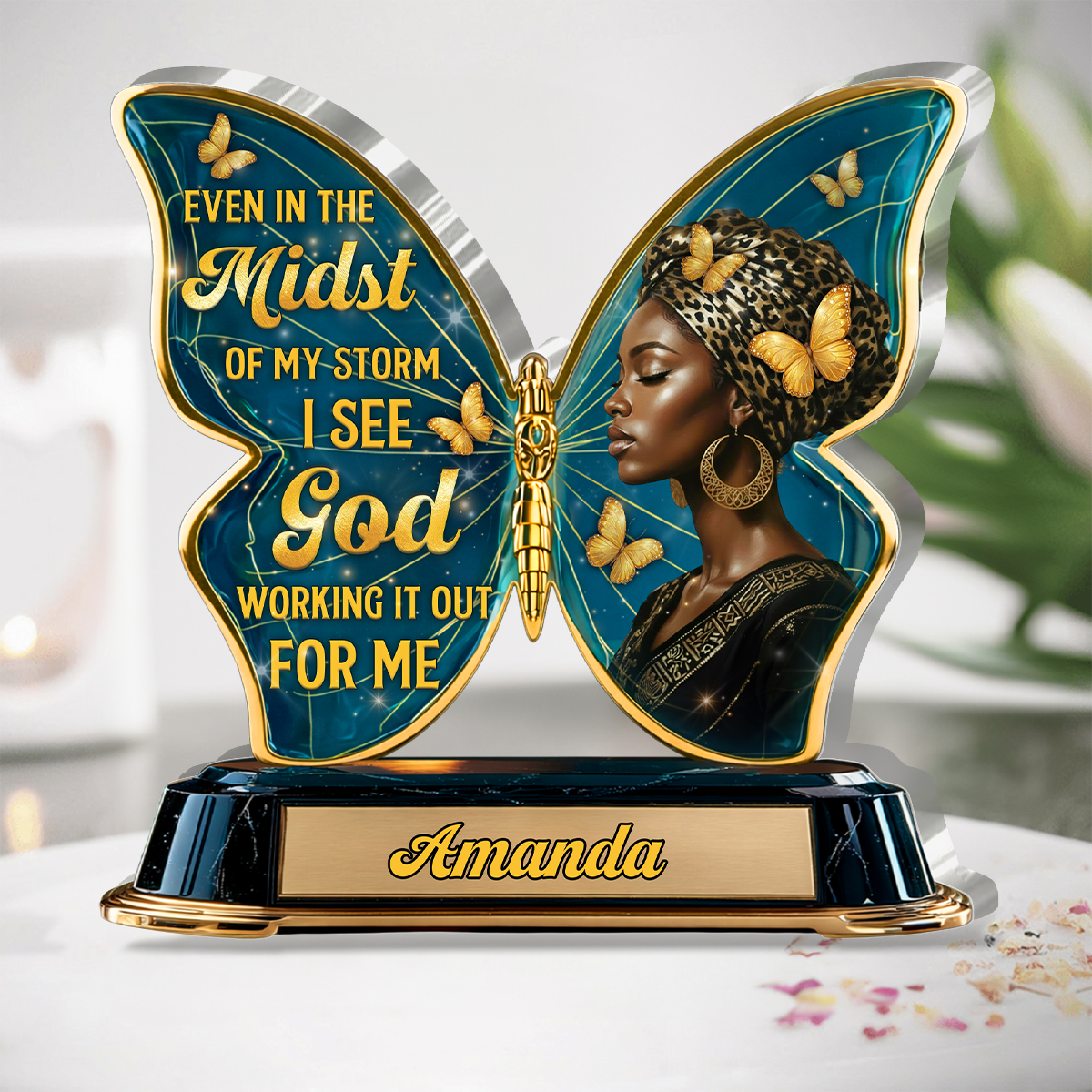 I See God Working It Out For Me | Personalized Custom Shaped Acrylic P ...