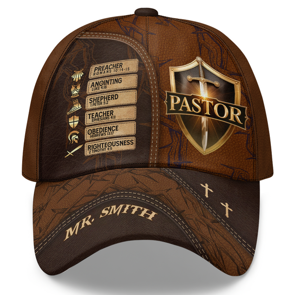 Pastor Armor Of God | Personalized Classic Cap – Jesuspirit