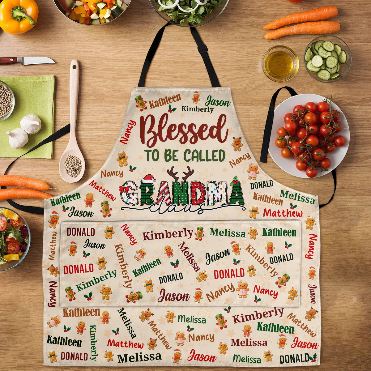 Blessed To Be Called | Personalized Apron With Pocket – Jesuspirit