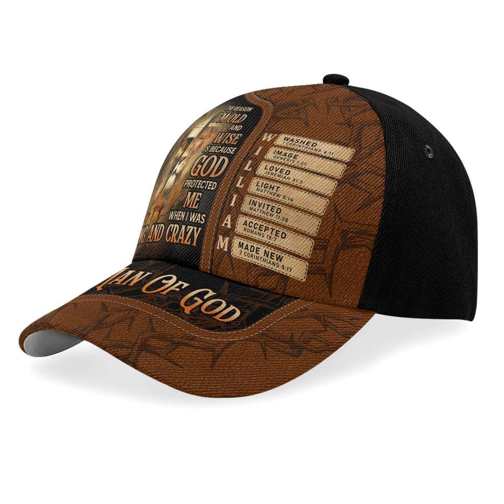 God Protected Me | Personalized Classic Cap – Jesuspirit