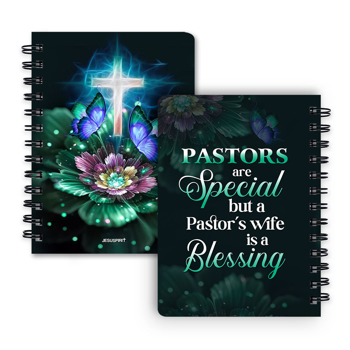 Jesuspirit | Stunning Flower Spiral Journal | Pastors Are Special But