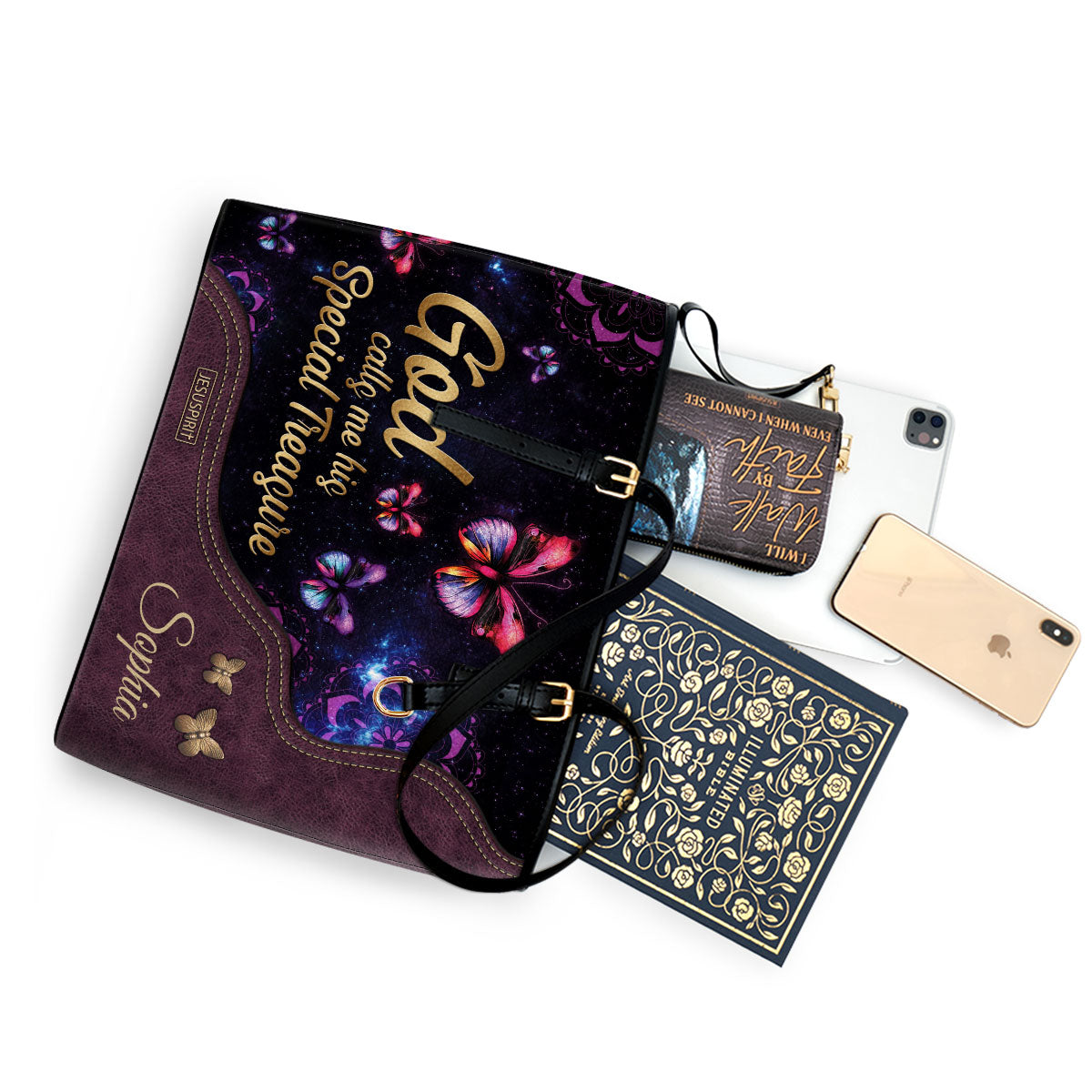 God Calls You His Special Treasure - Beautiful Personalized Large Leat ...