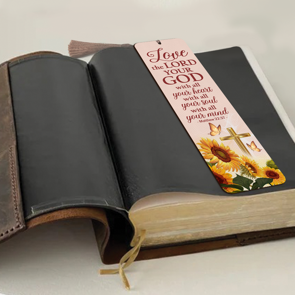 Must-Have Personalized Wooden Bookmarks - Love The Lord Your God With ...