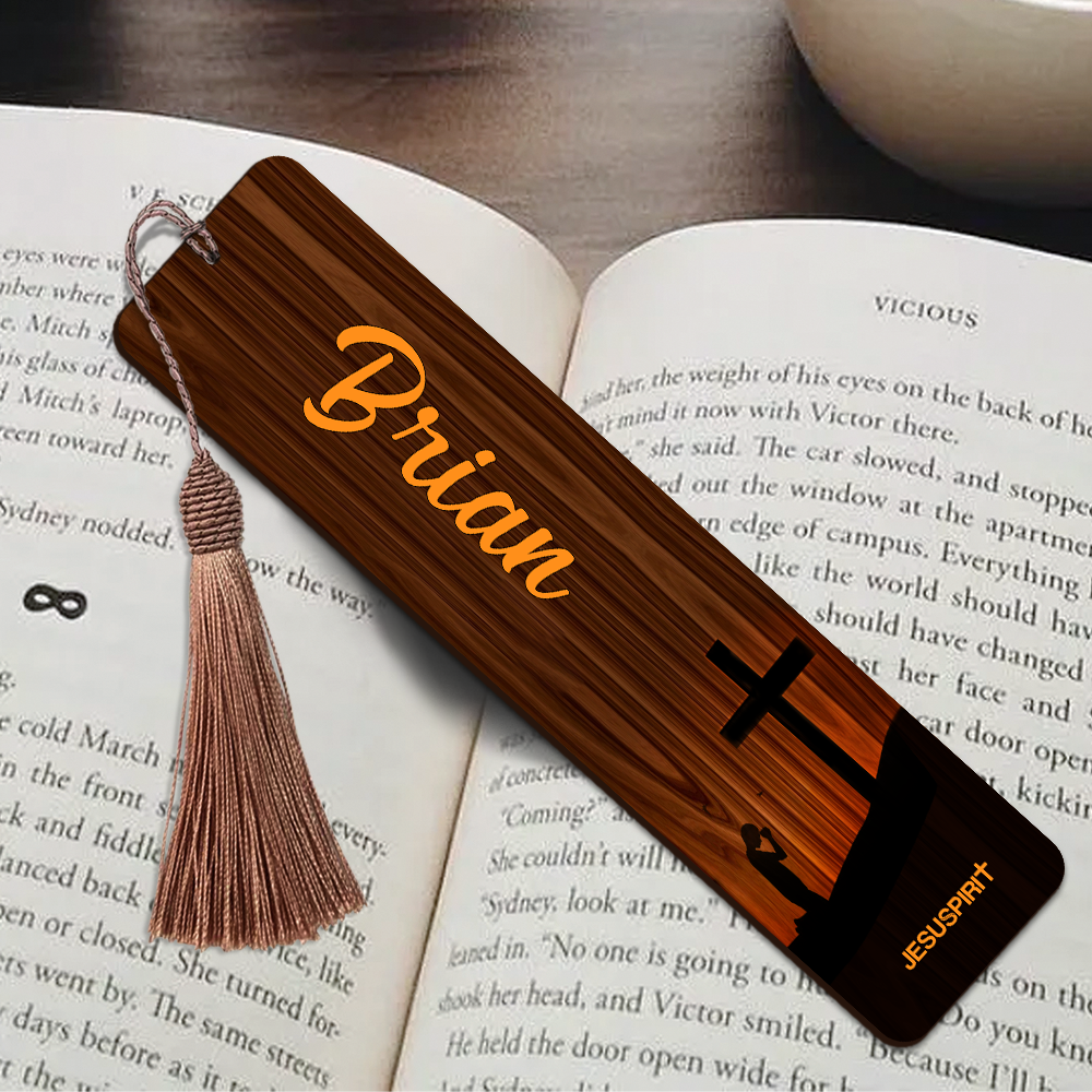 Special Personalized Wooden Bookmarks - Man Of Faith BM05 - Jesuspirit